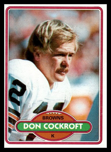 1980 Topps Don Cockroft #89 Cleveland Browns | eBay