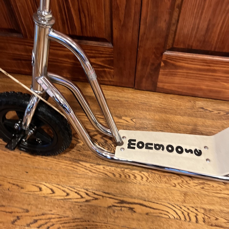 Vtg 1980’s Mongoose BMX Mini-Scoot Chrome Scooter Chrome With Drum ...