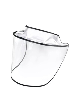 Transparent Anti-Saliva Hat Splash Dust Proof Full Face Shield ...