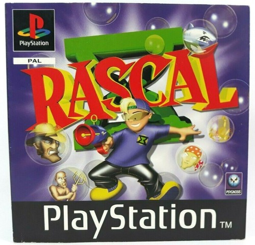 Rascal Sony Playstation PS1 Notice Seule PAL EUR Instructions Booklet ...