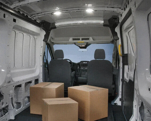 2x For Ford Transit Connect E-Transit Cargo Van LED Interior Dome Cargo ...