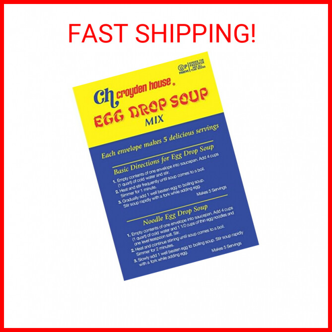 Croyden House Egg Drop Soup Mix 3.5oz (3 Pack, Total of 6 Envelopes ...