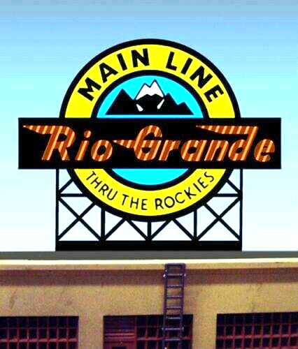 Miller Engineering ~ HO/O Scale ~ Denver & Rio Grande Western Billboard ...