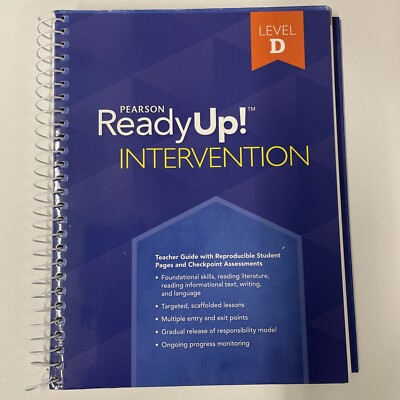 Pearson Ready Up! Intervention Level D | eBay
