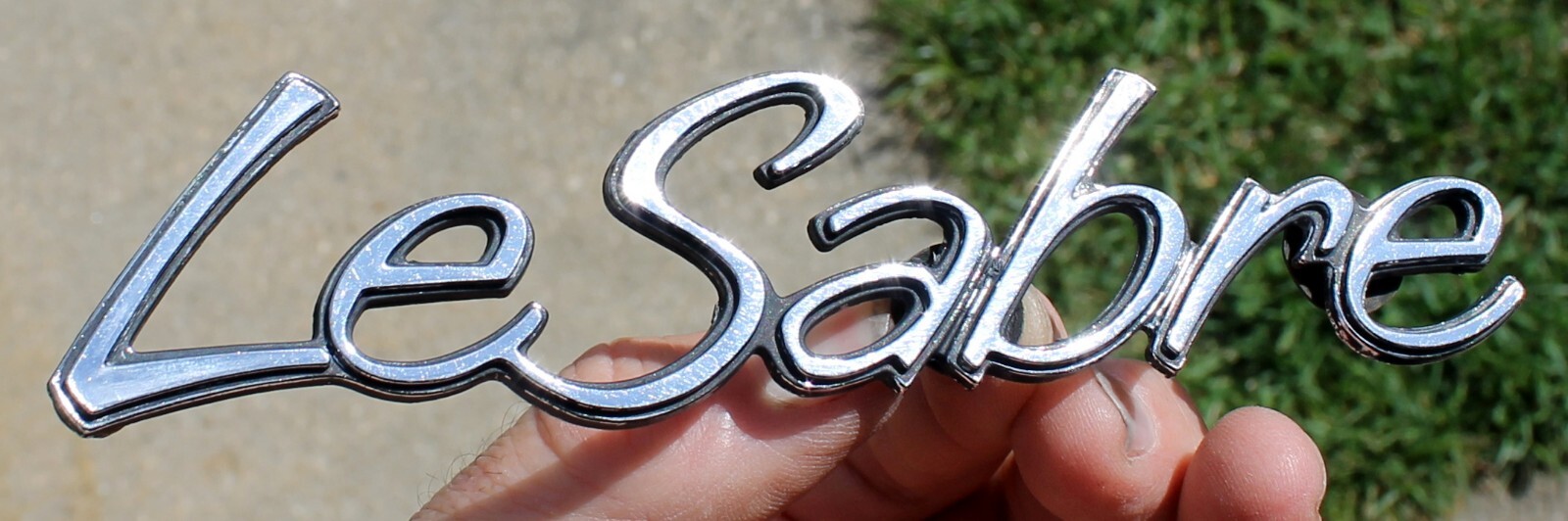 1971 1972 Buick LeSabre Script Emblem Name Plate OEM 9695024 | eBay