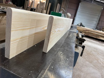 Solid Pine Window Sill, Bullnose , Double Round, 20/25/40mm Thickness ...