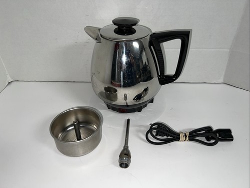 Saladmaster Percolator Jet-O-Matic Model 10 Vtg Electric Coffee Pot | eBay