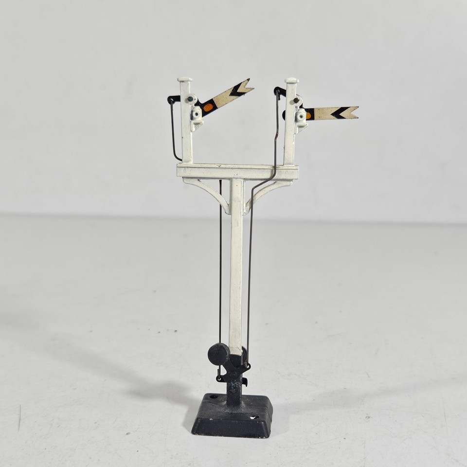 Hornby Dublo Metal Double Arm Signals D2 Vintage 32131 OO Gauge By ...