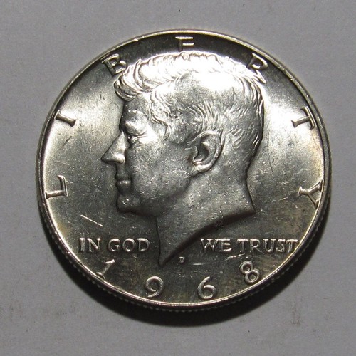 1968 D Kennedy Half Dollar - BU Condition - 214SU | eBay