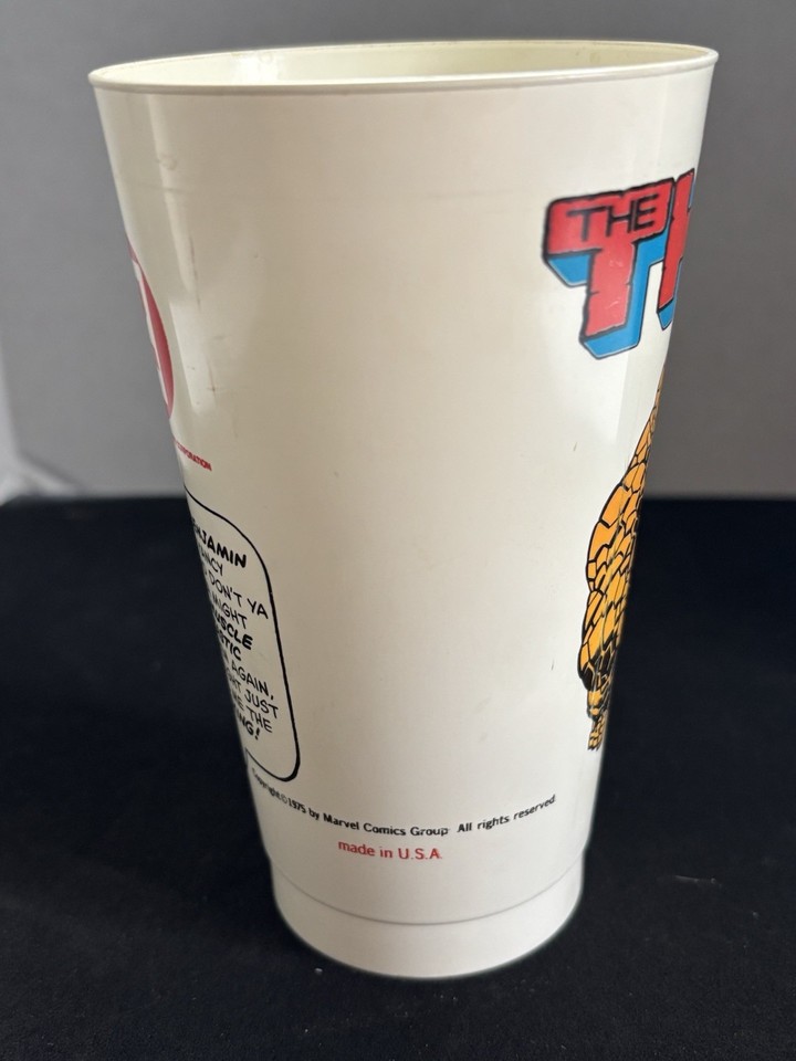 1970s Vintage 7-11 7-Eleven Marvel Comics Fantastic Four The Thing ...