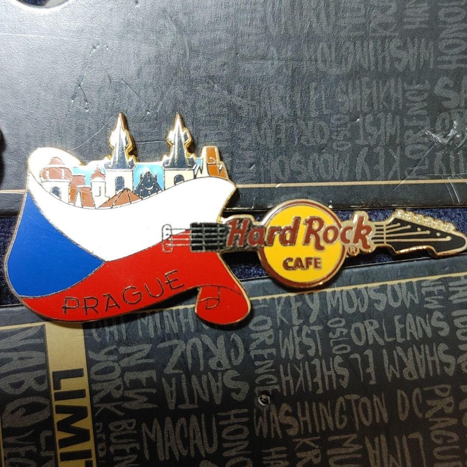 Hard Rock Cafe Pin Prague flag Hard Rock Cafe Hard Rock Cafe Hard Rock ...