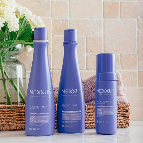 Nexxus HY-VOLUME Weightless Lift Shampoo, Conditioner & Foam 3 Pack ...