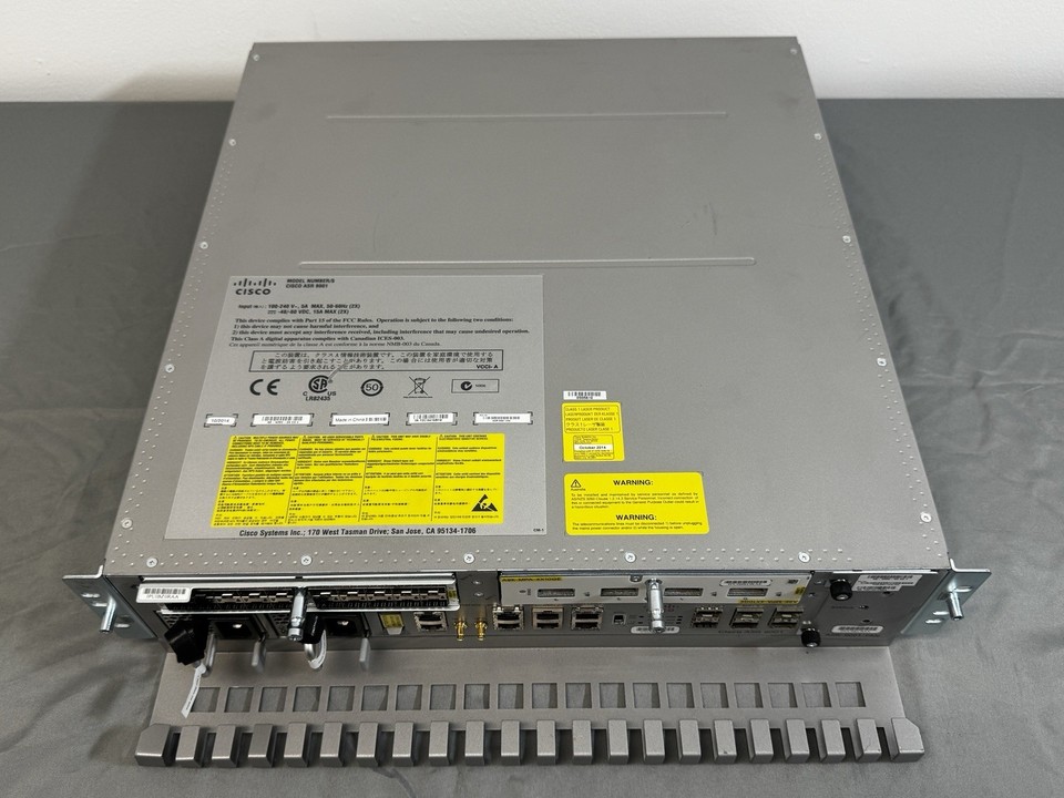 Cisco *ASR-9001* Include 1x(A9K-MPA-4X10GE) & 1x (A9KMPA-20X1GE) ASR ...