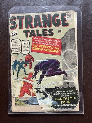 Strange Tales #106 Marvel 1963 Fantastic Four Cover (1st App. Acrobat ...