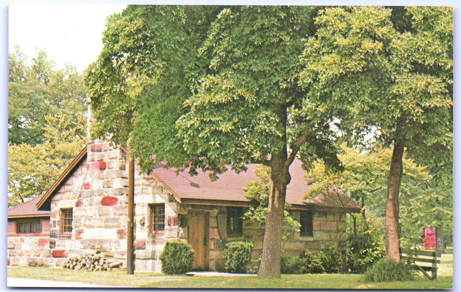 Postcard OH Ohio Timken Vocational High School Canton c.1950's Street ...