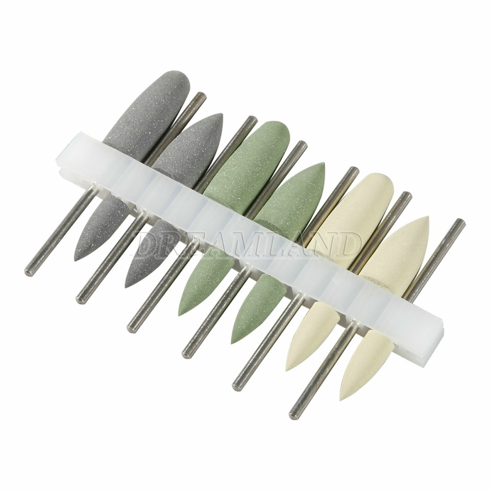 Dental Silicone Resin Base Acrylic Polishing Bur Dental Lab Diamond ...