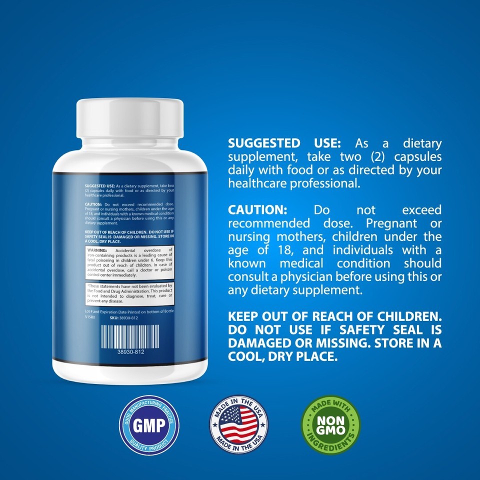 Neuro-Thrive- Brain Support- 12 Bottles- 720 Capsules | eBay
