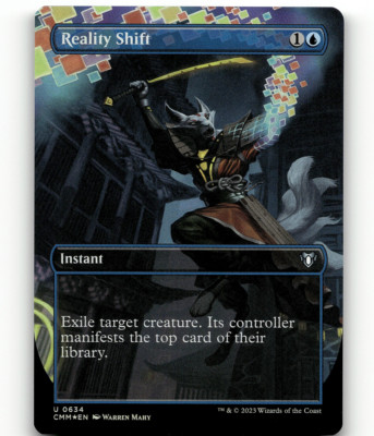 FOIL - MTG - Reality Shift (Borderless) 634 - Commander Masters - UC | eBay