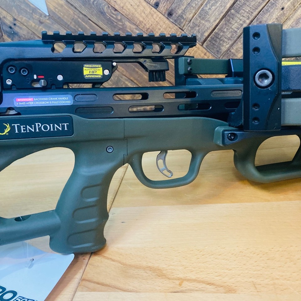 TenPoint NITRO 505, ACUSlide, EVO-X Elite Black Scope (Moss Green) Free ...