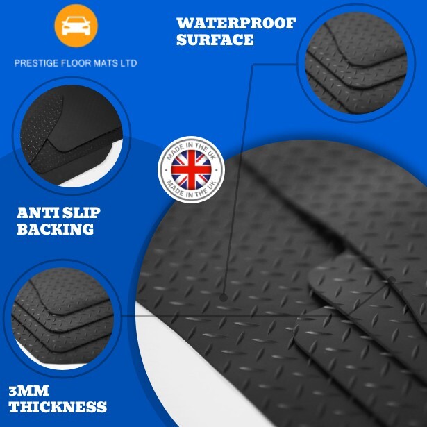 Fits Citroen Relay 2006 on Tailored Floor Mat in Waterproof 3mm Rubber ...