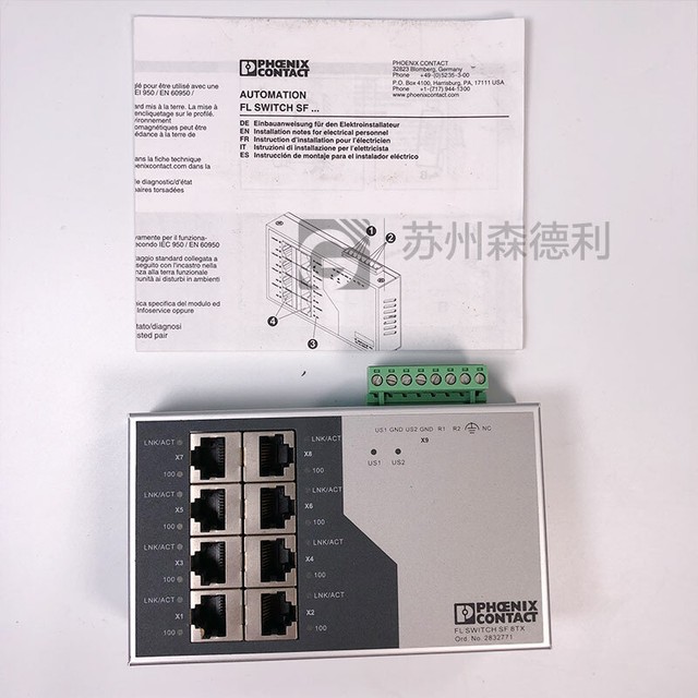 Phoenix Contact 2832771 FL Ethernet Switch SF 8tx for sale online | eBay