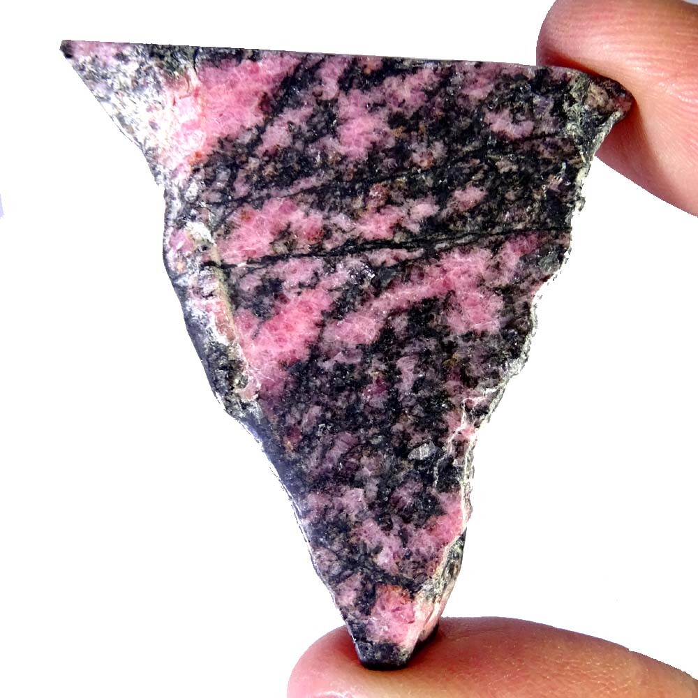 GEMSTONE RHODONITE SLAB ROUGH DESGINER POLISHED MINERALS 144.60Cts. | eBay