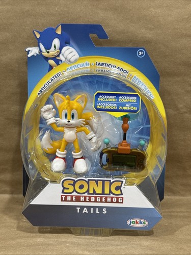 Jakks Sonic The Hedgehog - Tails with Miles Electric Action Figure Toy ...