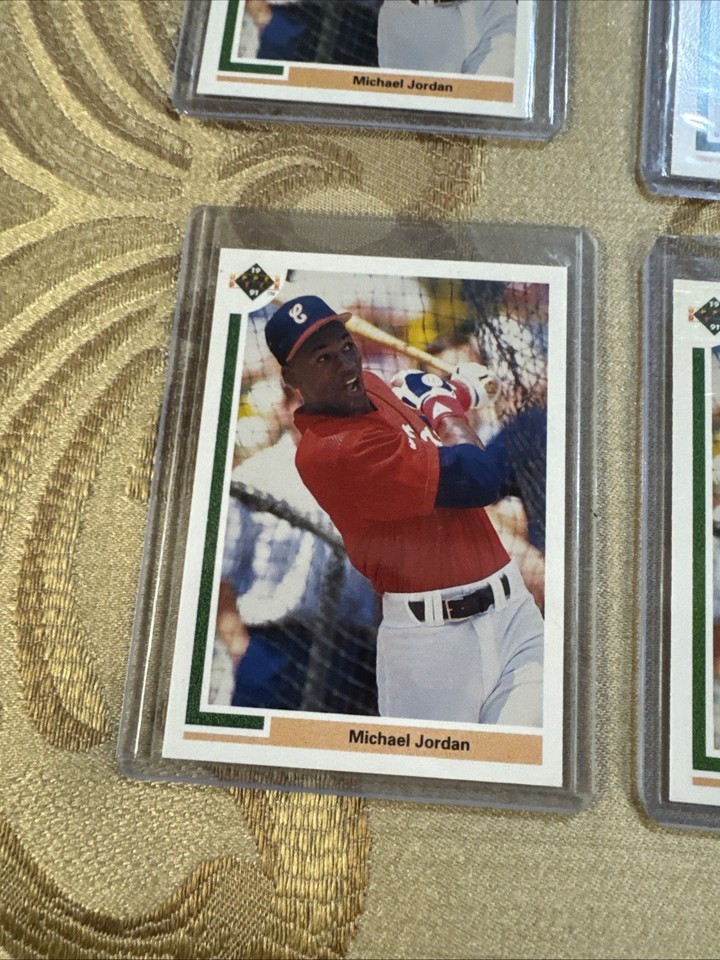 LOT OF 7 MINT 1991 Upper Deck Michael Jordan RC Rookie MLB Baseball # ...