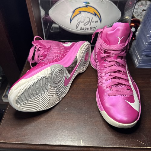 Size 10 - Nike Lunar Hyperdunk Kay Yow Think Pink - 2012 Breast Cancer ...