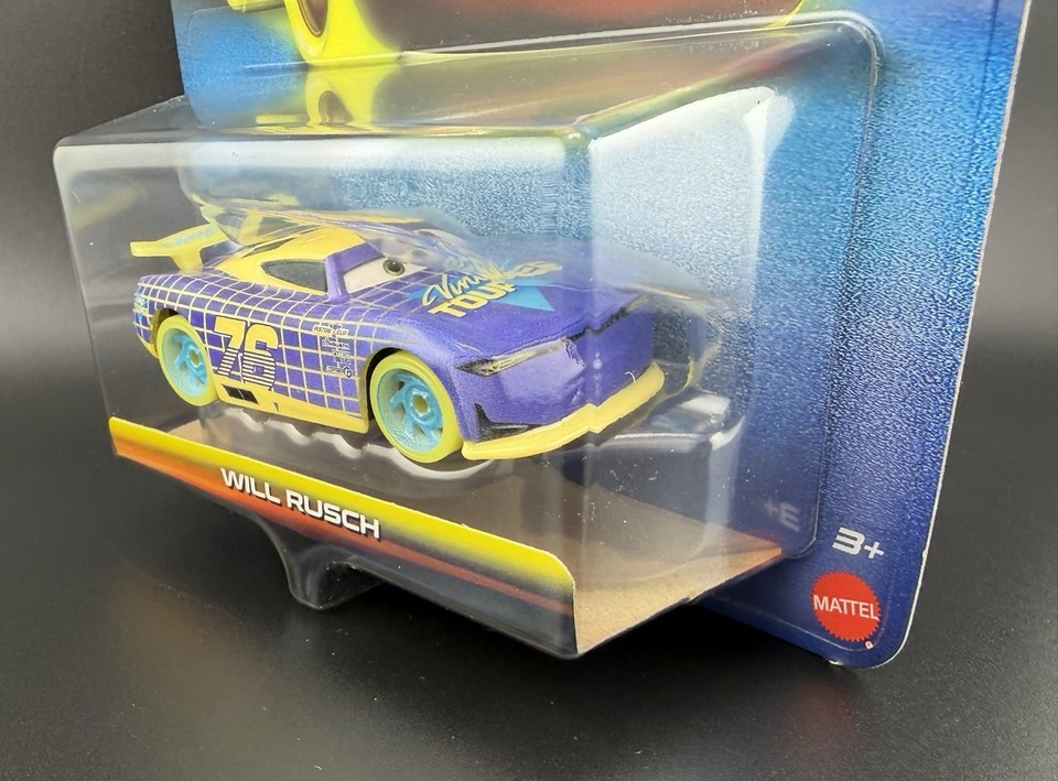 Disney Pixar Cars Glow Racers WILL RUSCH #76 Glow in the Dark | eBay