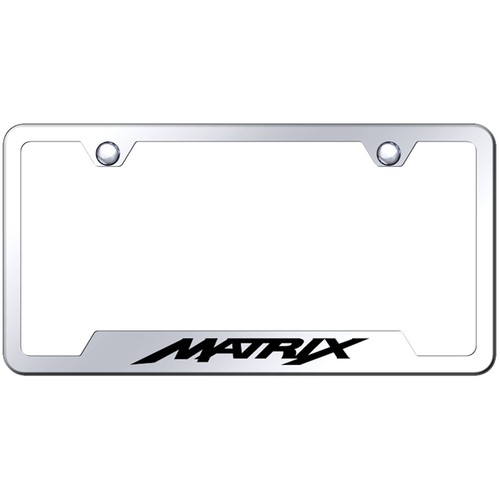 Toyota Matrix Logo Cut-Out License PLate Frame | eBay