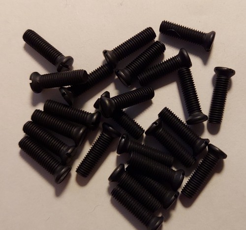 6-48 X 7/16" Blued Slotted Weaver Style Oval Head Gunsmith Screws (24 ...
