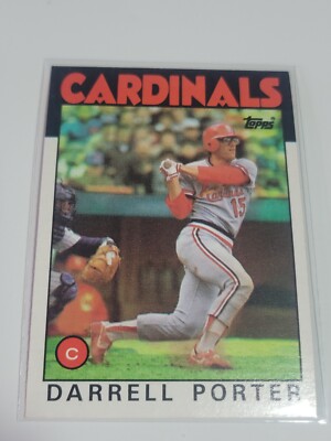 DARRELL PORTER 1986 Topps #757. CARDS | eBay
