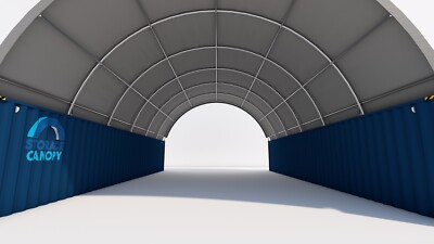 26W-40L-10H (ft) Shipping Container Roof Quonset Hut Shed Hoop Barns ...