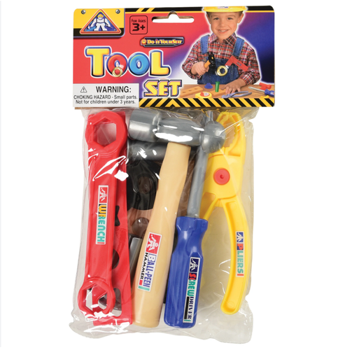 Assorted Kids Tools & Hardware Set For Pretend Play Tool Box for Kids ...