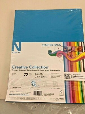 NEENAH CREATIVE COLLECTION PREMIUM CARDSTOCK PAPER 62 SHEETS | eBay