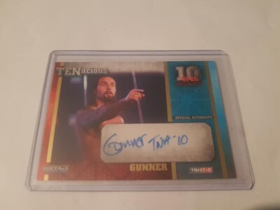 2012 TNA TRISTAR TENACIOUS GUNNER AUTO #'D /100 IMPACT WRESTLING | eBay