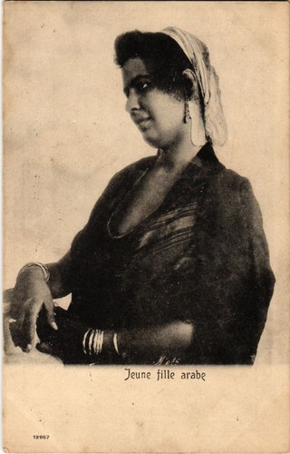 PC CPA EGYPT, TYPES AND SCENES, JEUNE FILLE ARABE, VINTAGE POSTCARD (b9221) | eBay