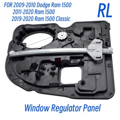 Rear Left Driver Window Regulator For 2009-2020 Ram 1500 Classic Dodge ...