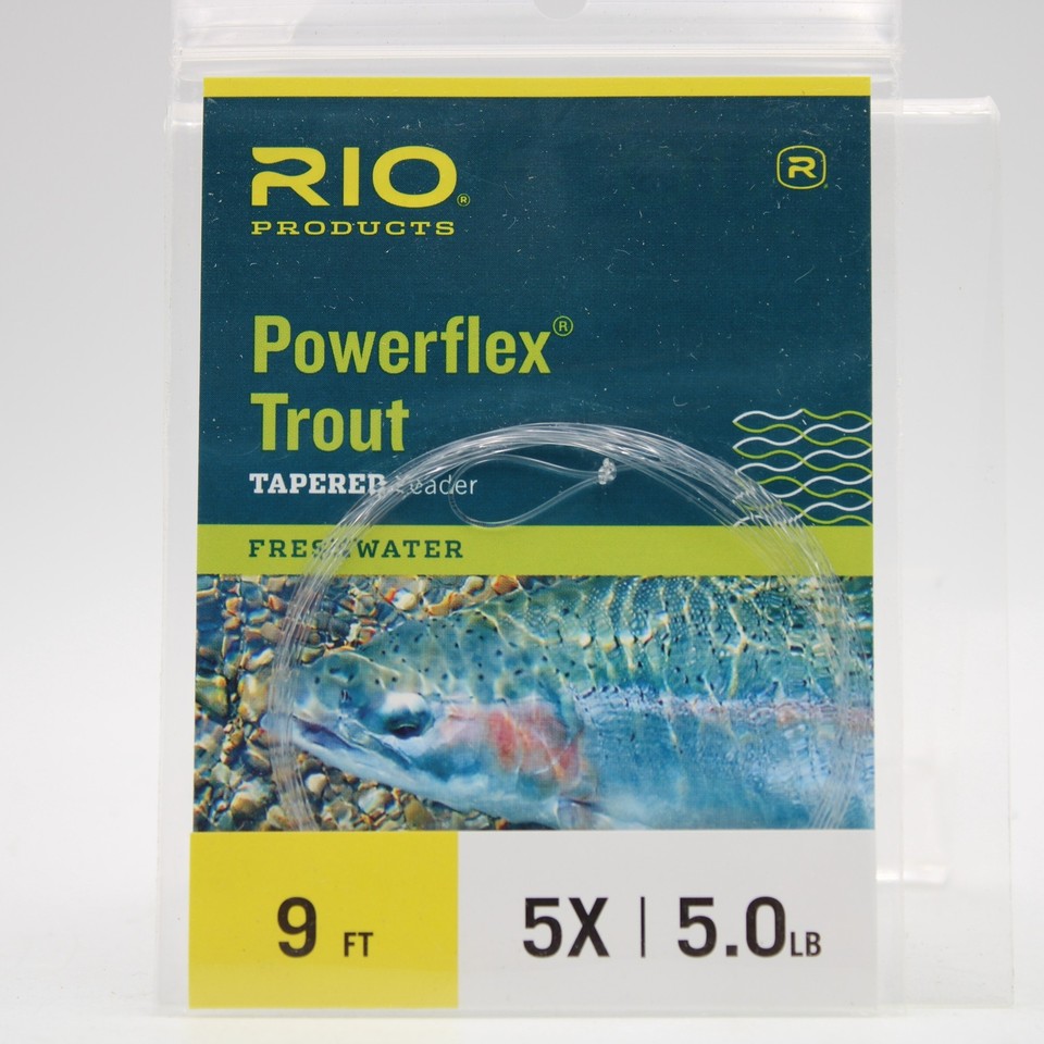 RIO Trout Freshwater Tapered Leader Fishing Line 7.5ft Choose Your ...
