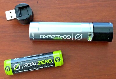 Goal Zero Switch 10 RECHARGER USB Power Bank with built in LED light ...