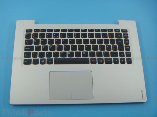 New/Orig Lenovo ideapad U430P U430 Palmrest Keyboard Bezel UK Silver ...