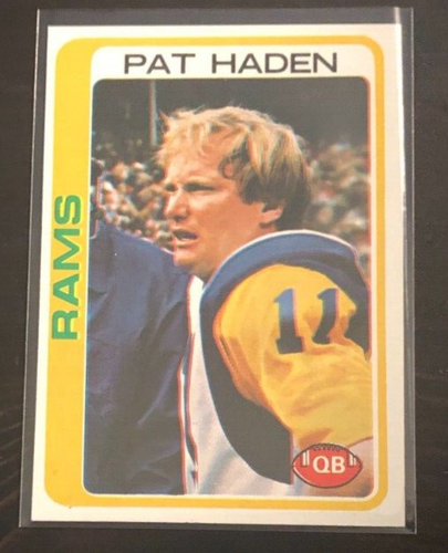 1978 Topps Football PAT HADEN #346 Los Angeles Rams | eBay