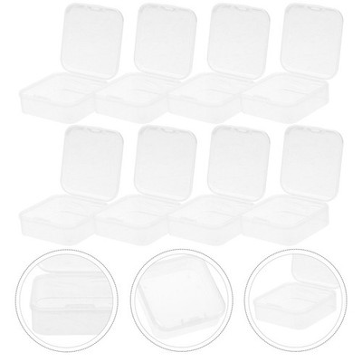 40 Pcs Mini Bead Containers Small Plastic Square Organizer Jewelry ...