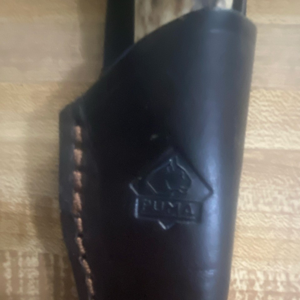 PUMA Hunter's Pal II Hunting Knife Stainless Steel Stag Handle w ...