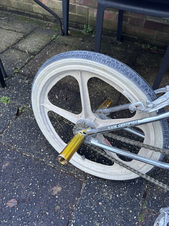 MT Racing Silver Fox Chrome Old School BMX 1980s Acorn Freestyle | eBay UK