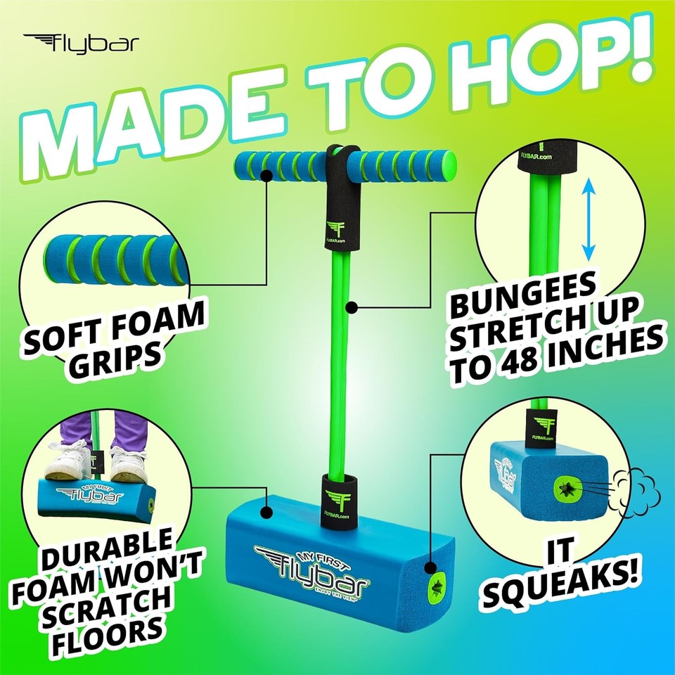 Flybar My First Foam Pogo Jumper for Kids Fun and Safe Pogo Stick for ...