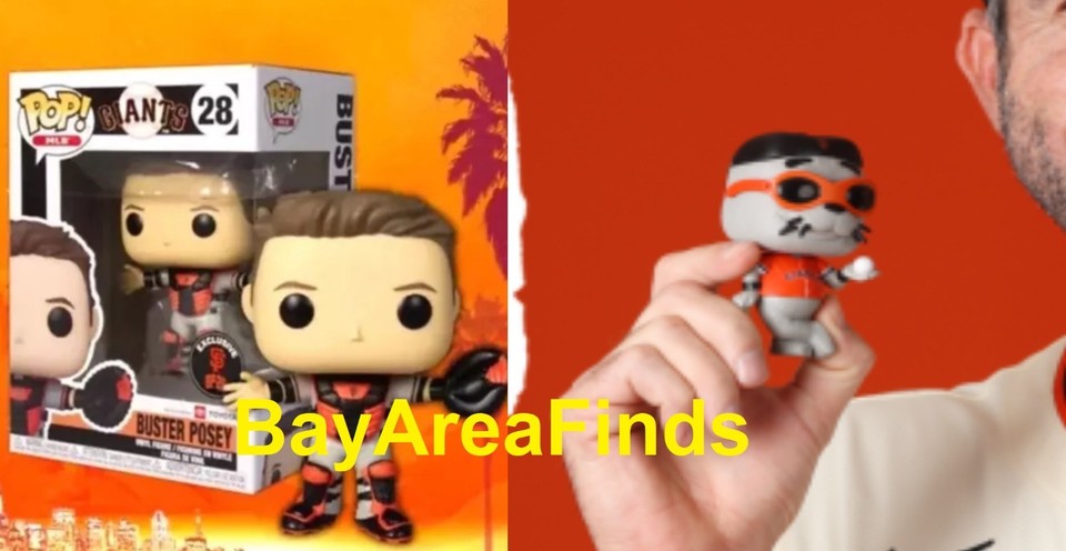 San Francisco Giants Star Buster Hugs Posey Lou Seal Funko Pop SGA SF ...