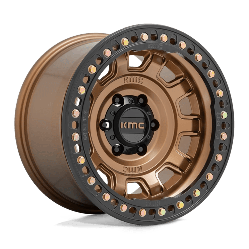KMC Wheels Rim KM236 TANK BEADLOCK 17X9 5X5.0 ET-38 71.5CB Matte Bronze ...