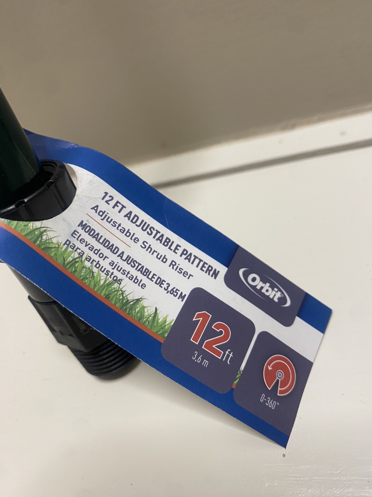 (11) Orbit 37332 12’ - 26" to 48" Adjustable Pattern Shrub Riser, 360 ...